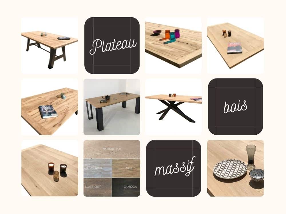 Plateau de table - Mon meuble design sur-mesure